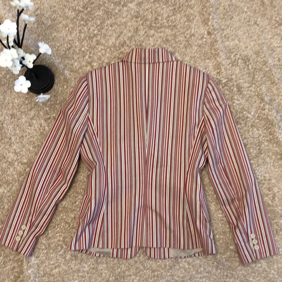 Sandra Angelozzi | Jackets & Coats | Sandra Angelozzi Striped Blazer Sz ...
